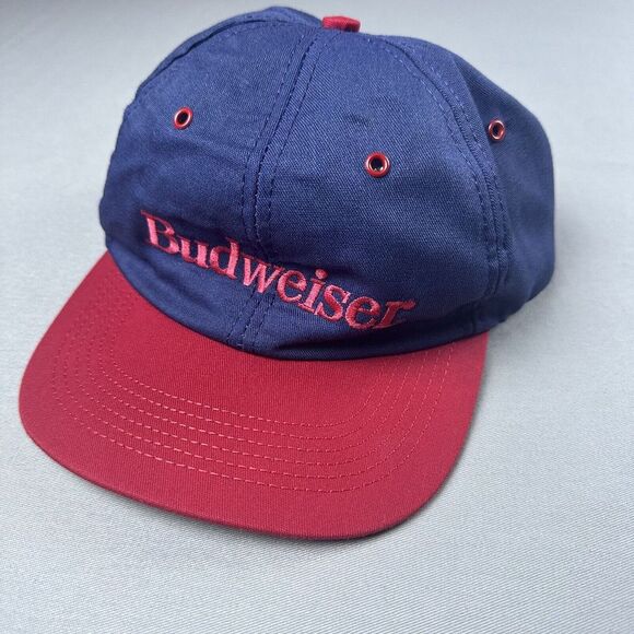 Budweiser | Accessories | Vintage Budweiser Hat Snapback Blue Red ...